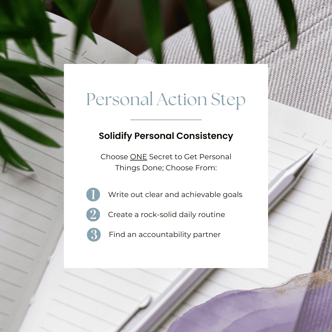 How To Be Consistent At ANYTHING In Life - Kathy Schneider