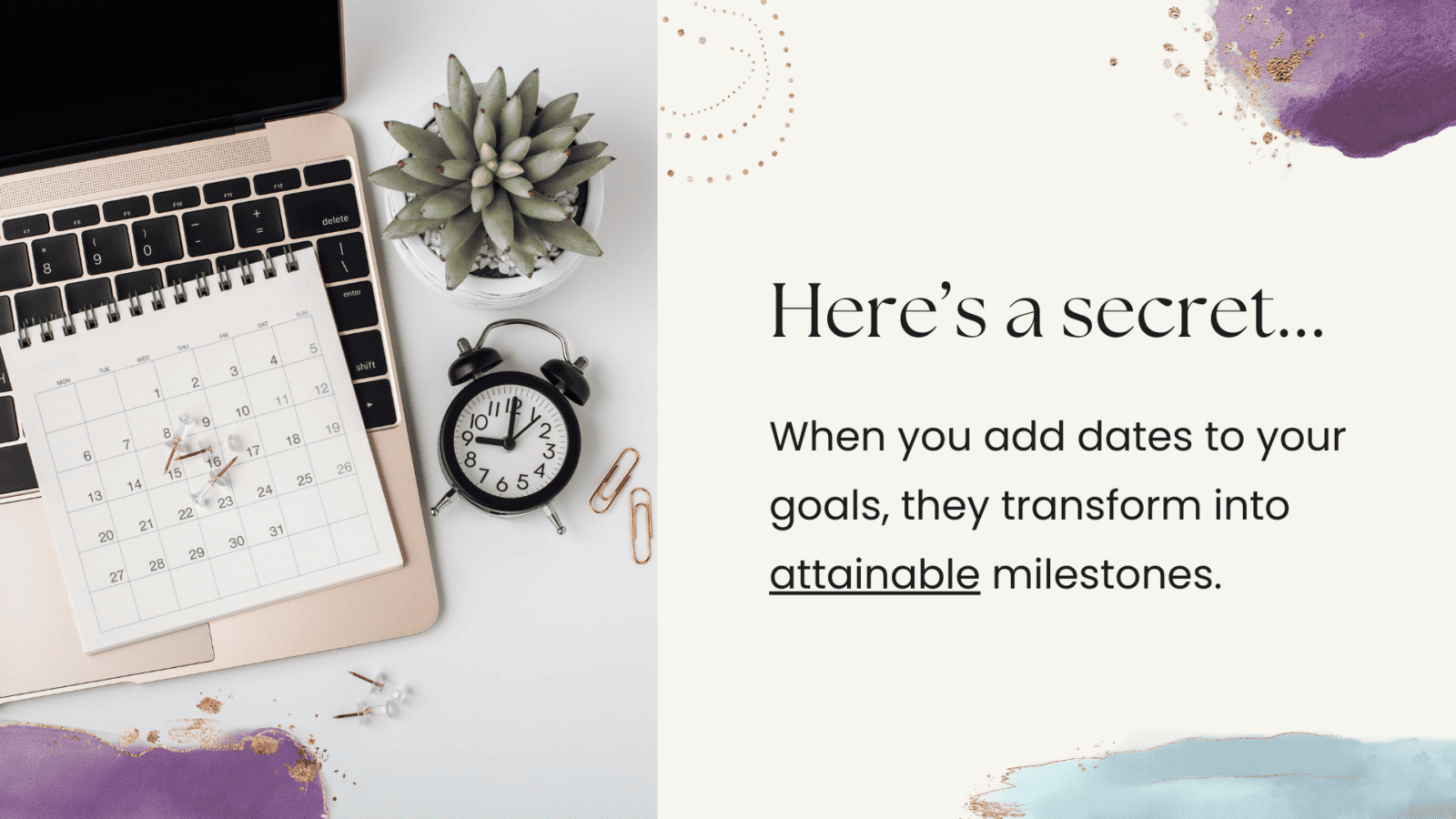 How I Set & Achieve Goals Using A Goal Planner - Kathy Schneider